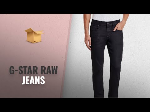 Top 10 Ventas G-star Raw 2018: G-Star Raw Men's Revend Super Slim-Fit Jean in Black Print Stretch