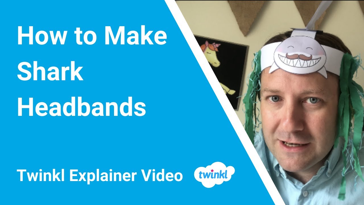 How to Use Our Shark Headband Craft Templates