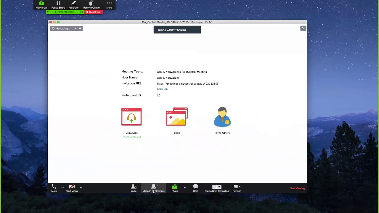 Meetings Features - RingCentral Tutorial