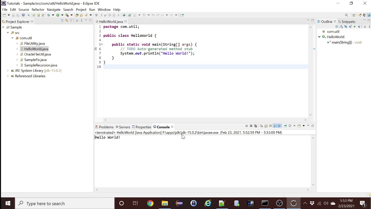 How to change the JVM version to run Eclipse IDE