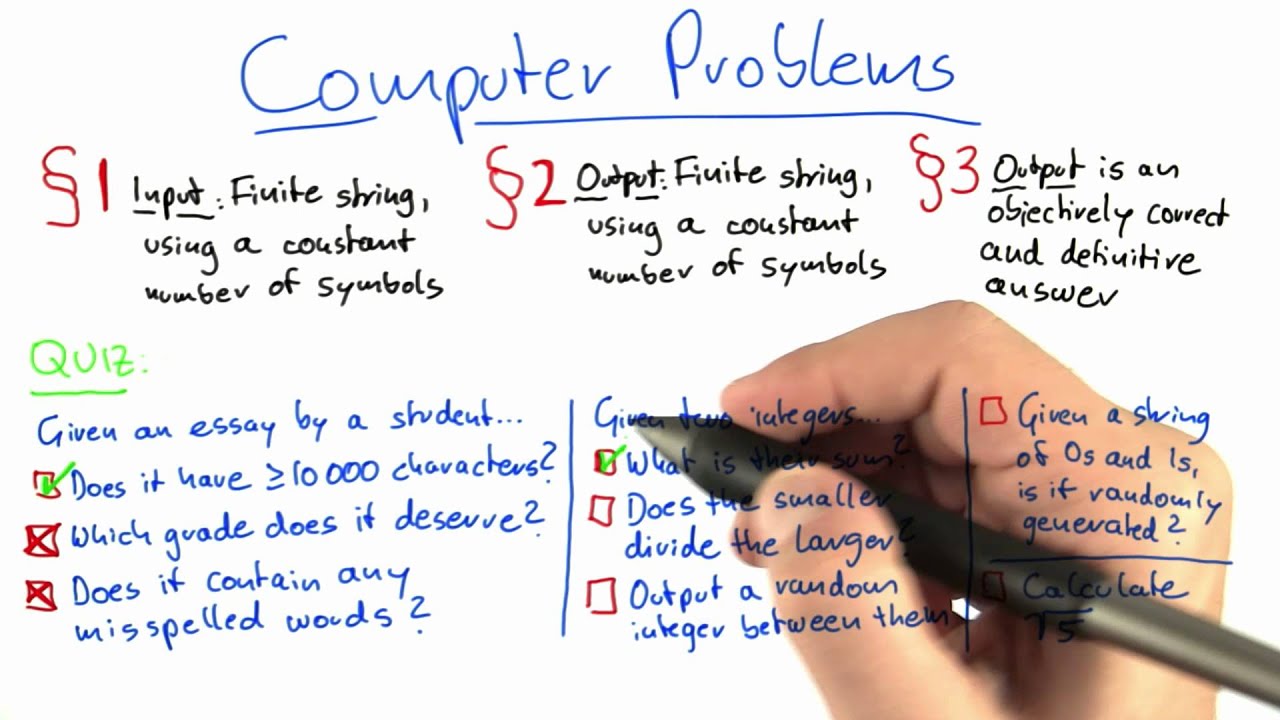 Computer Problems Solution - Intro to Theoretical Computer Science