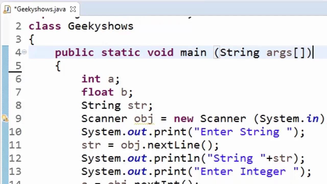 28. Getting Input from User in Java Programming (Hindi)