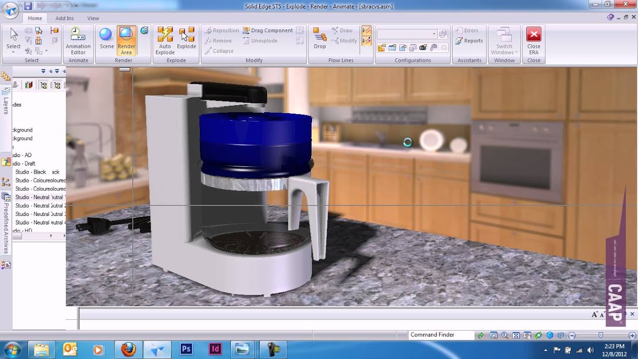 Solid Edge - Assembly - ERA - Render