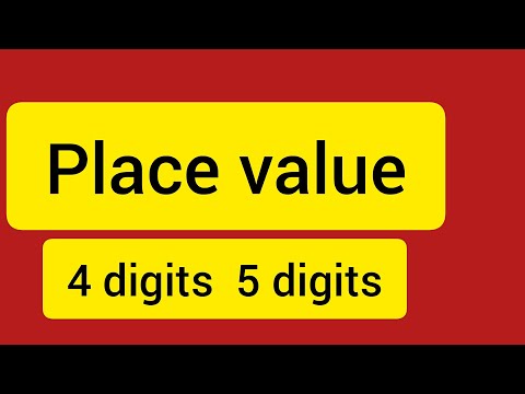 #Place Value of 4-5 digits numbers. #easysolvingmaths.