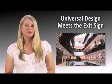 Universal Design Meets the Exit Sign Video