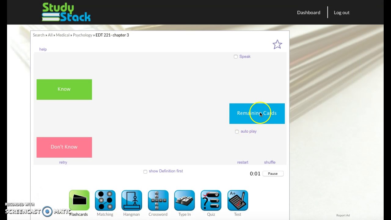 StudyStack tutorial by Paige Dempsey