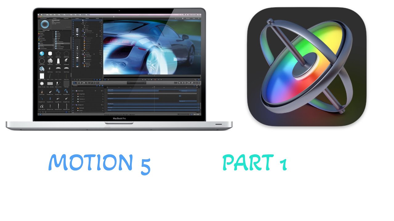 MOTION 5 TUTORIAL PART 1 , basic information with create simple text