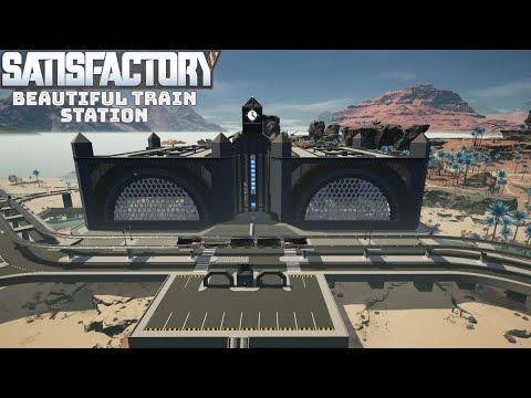 Steam Community :: Video :: Satisfactory Showcase - Beautiful Train Station