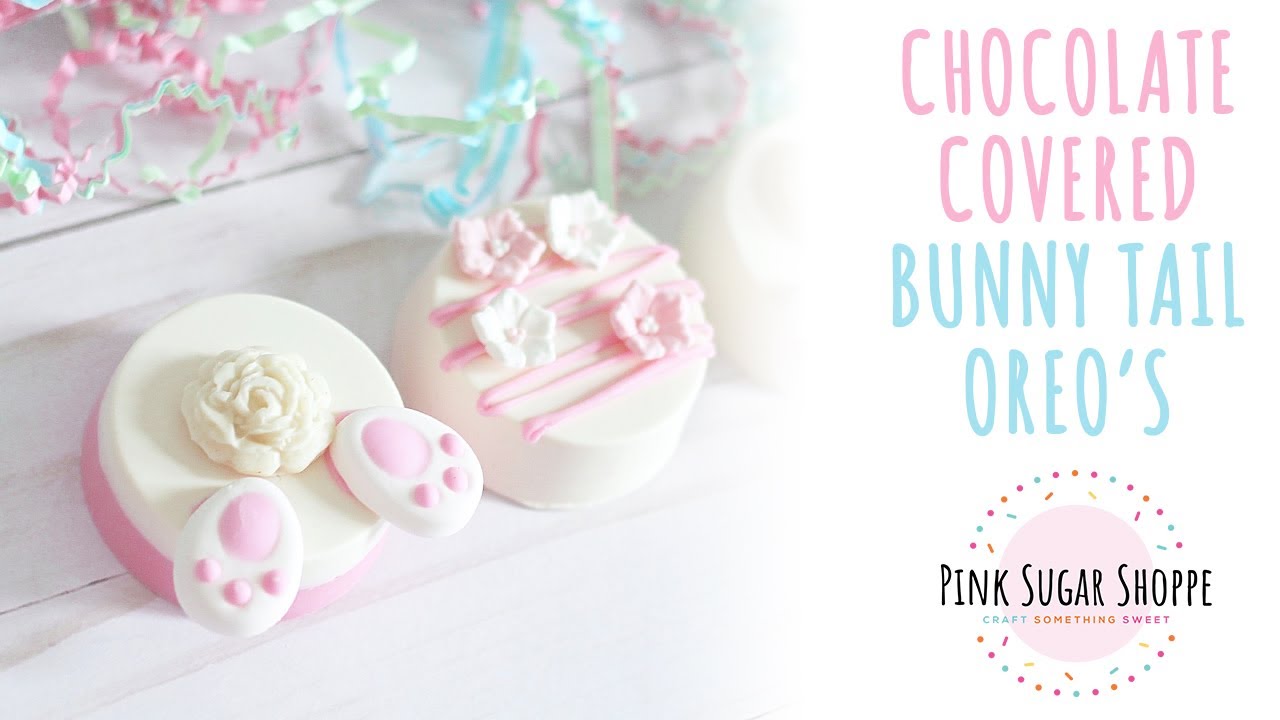 CHOCOLATE COVERED OREOS - BUNNY TAILS - EASTER
