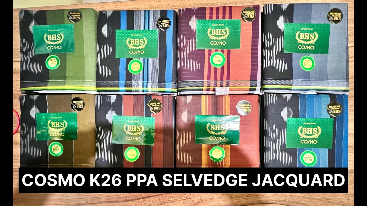 SARUNG BHS COSMO K26 PPA SELVEDGE JACQUARD