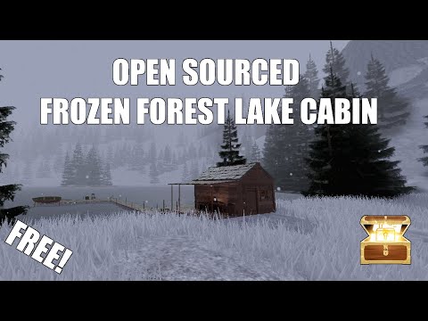 [FREE] Roblox Frozen Forest Lake Cabin Open Sourced Project | Roblox Studio