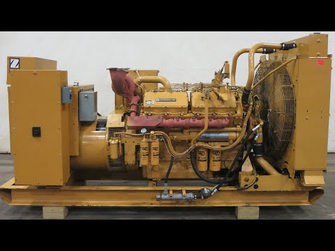 Caterpillar 500 kW diesel generator. CAT 3412 engine, 325 Hrs, Yr 1987 - CSDG # 4604