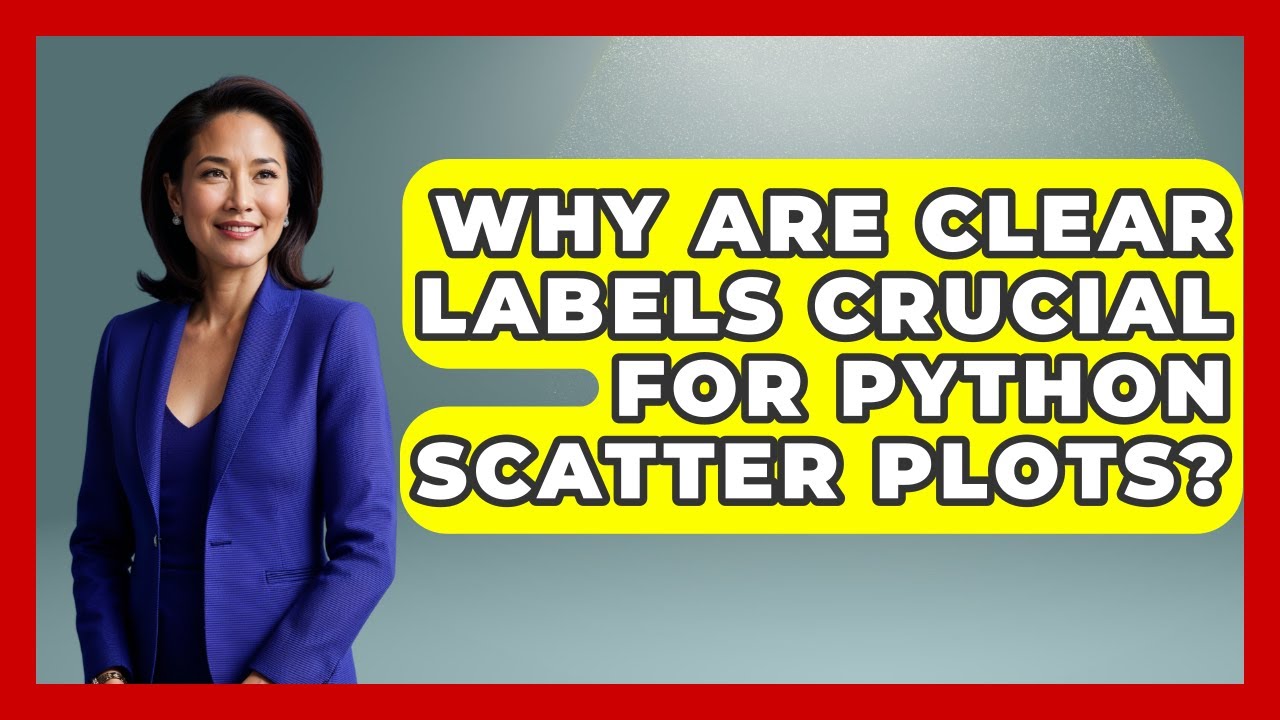 Why Are Clear Labels Crucial For Python Scatter Plots? - Python Code School