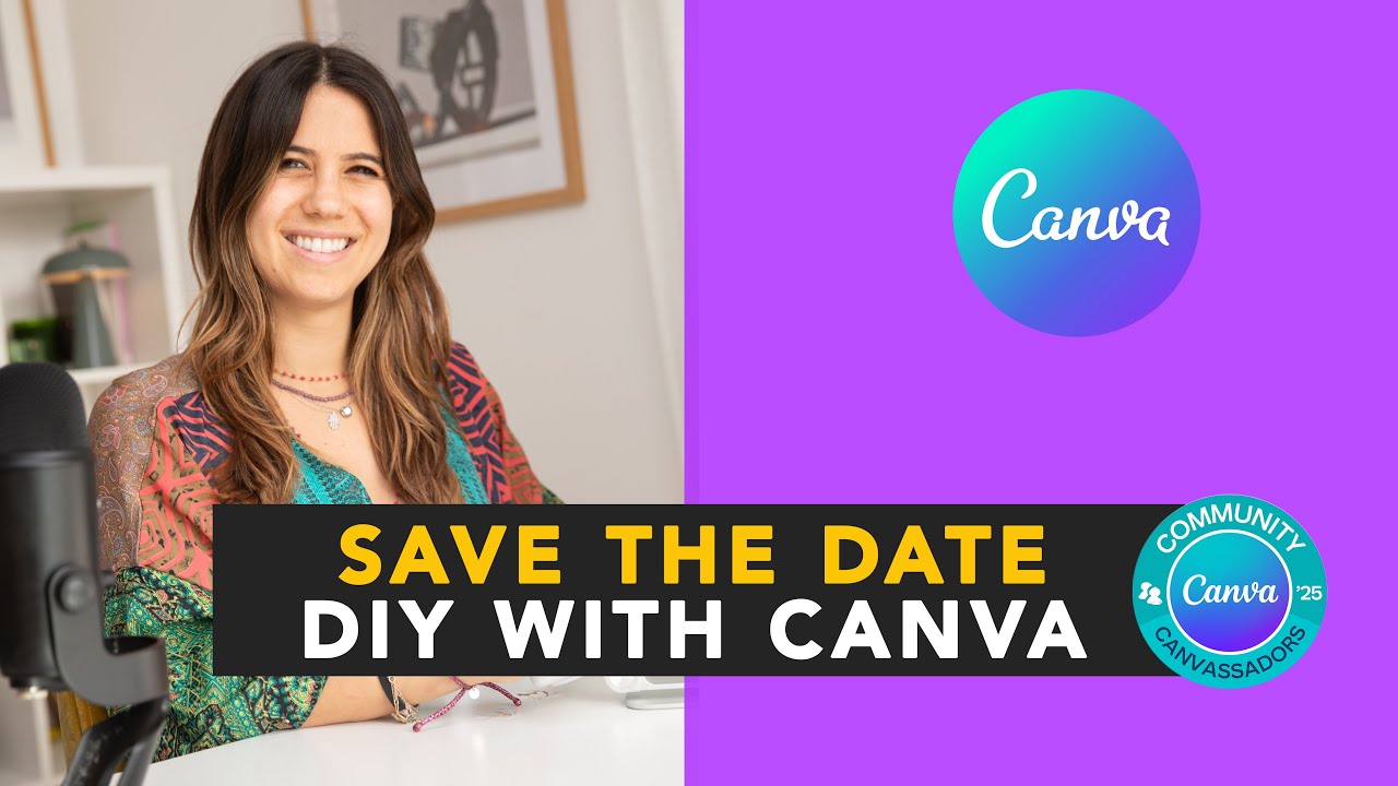 Canva Tutorial for Beginners: Design a Wedding Save the Date Invite