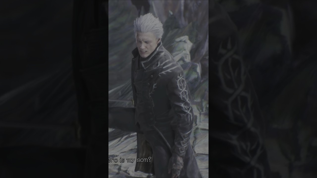 VERGIL💙 Find out NERO is His SON ?⚔️(Dante vs VERGIL #devilmaycry #vergil #nero #dmc5 #devilmaycry5