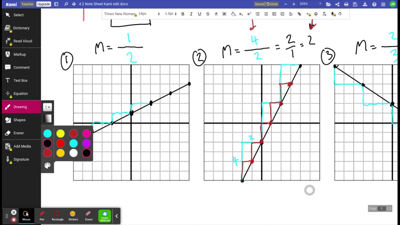 4 2 Notes on Slope docx