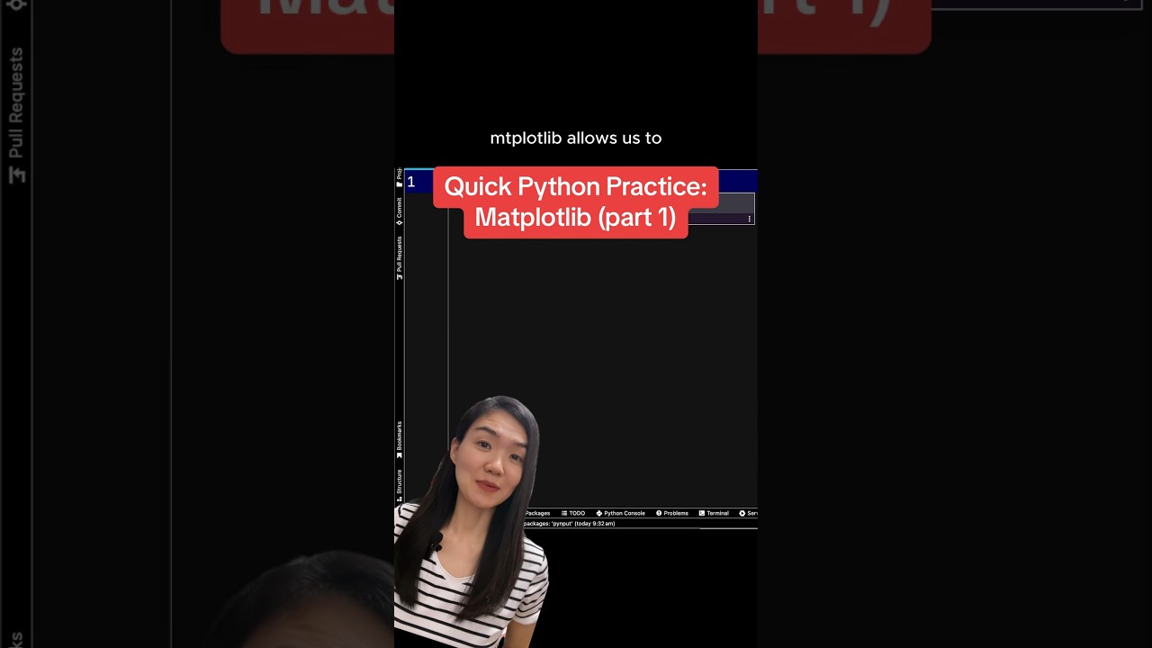 [part 1] Quick Python Practice: Use Matplotlib to visualize data #python #coding #programming