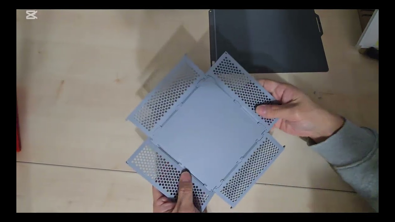 3D printed foldable sturdy storage box