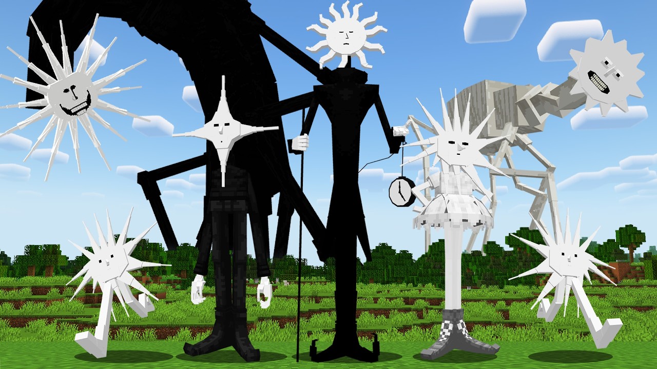 I Created The SUNMAN FAMILY In Minecraft Doctor Nowhere