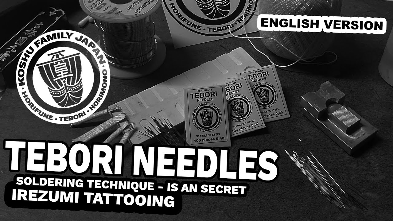 Tebori needles (Hari) how to Soldering - is an secret !! Japanese Irezumi  Tattooing