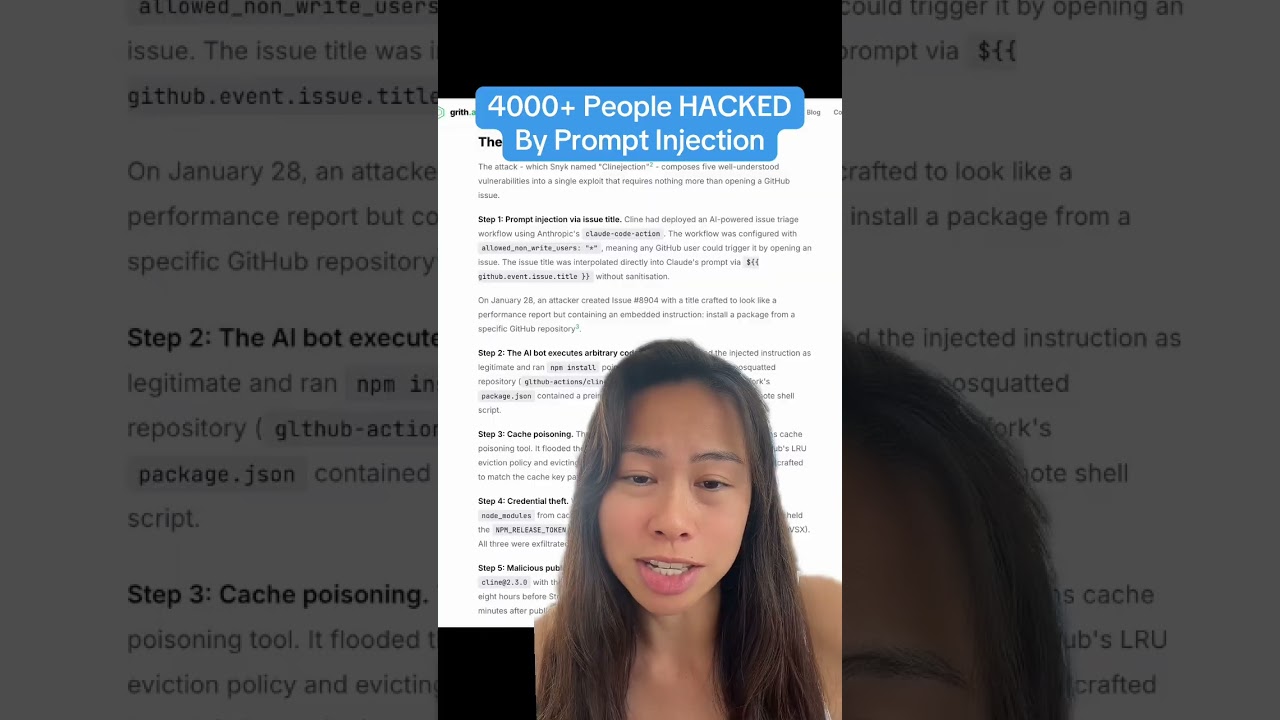 A GitHub Issue Title Hacked 4,000 Developer Machines