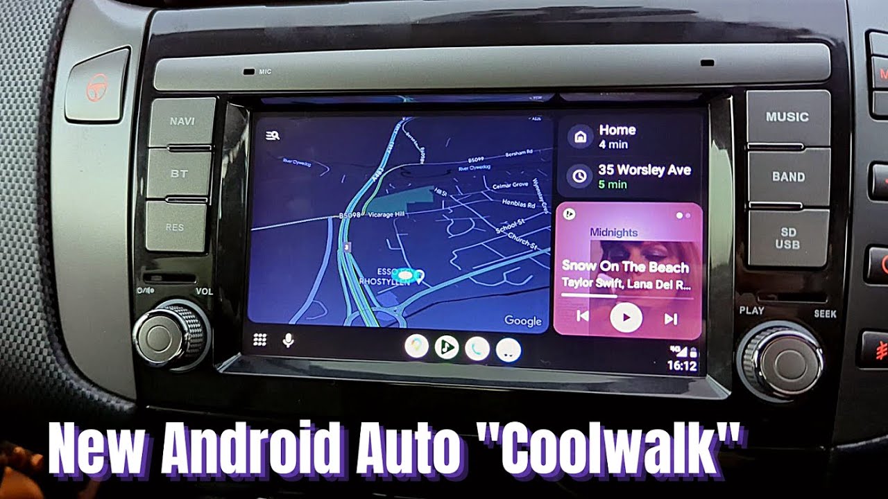 New Android Auto Coolwalk Beta With Split Screen on 7