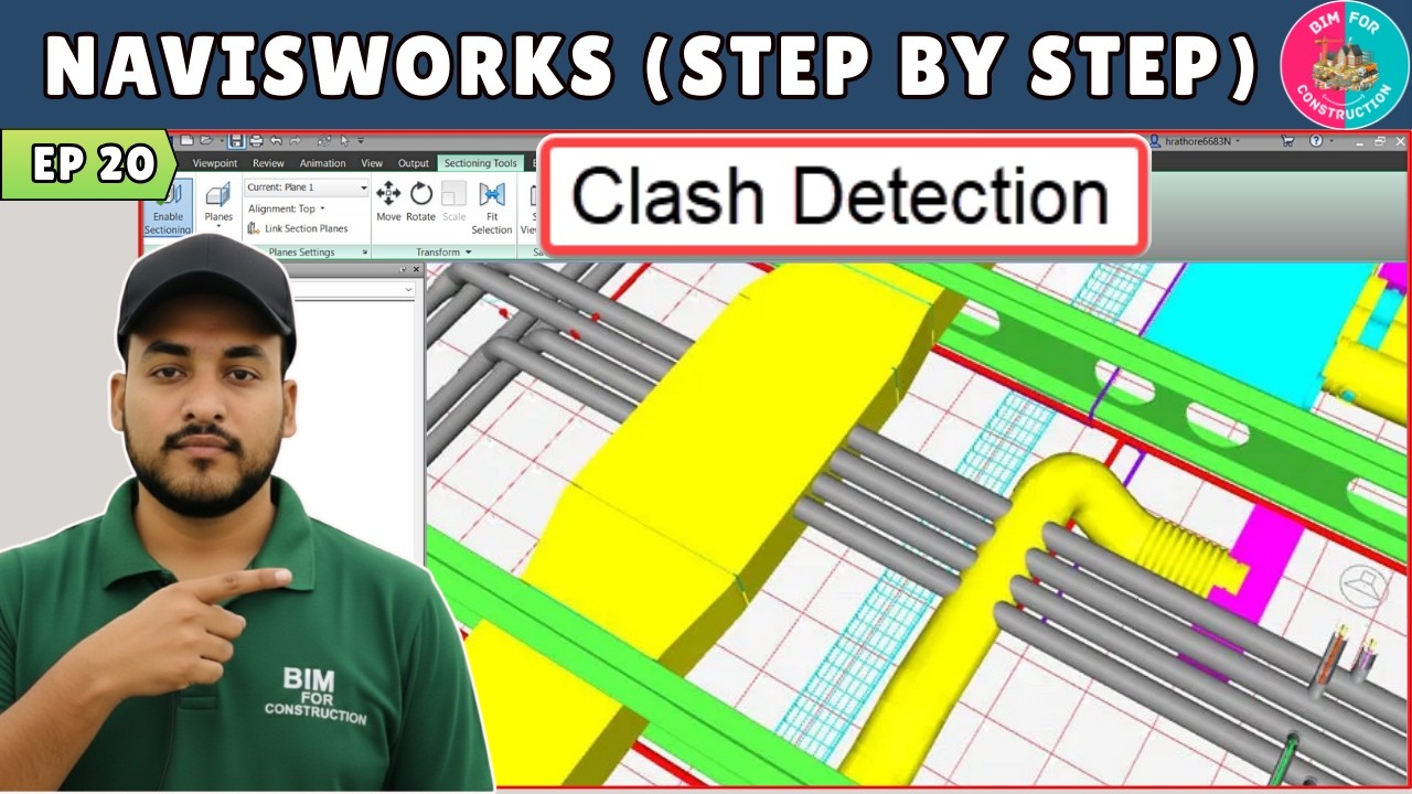 #20 Navisworks Tutorial: Clash Detection in Navisworks