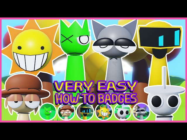 Roblox [ FALL UPDATE ] How to get ALL 6 NEW BADGES in 3D Sprunki RP And ...