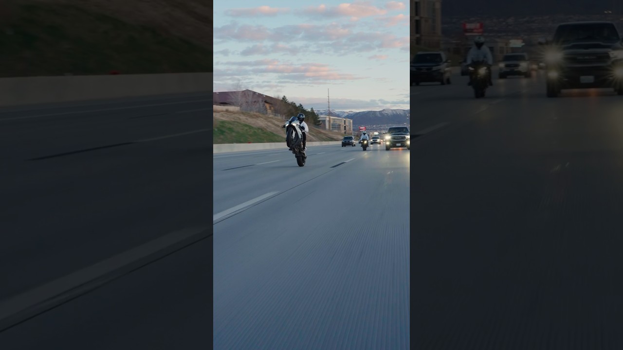 BMW S1000RR CRAZY WHEELIE!