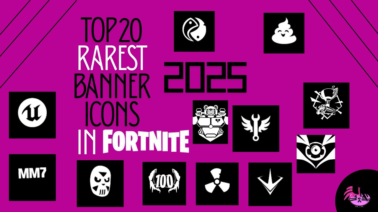 Top 20 Rarest Banner Icons In Fortnite 2025