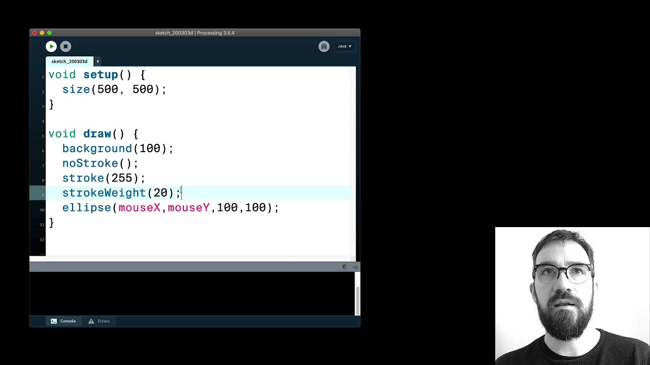 Creative Coding Essentials - Basic Geometry (Processing Tutorial)