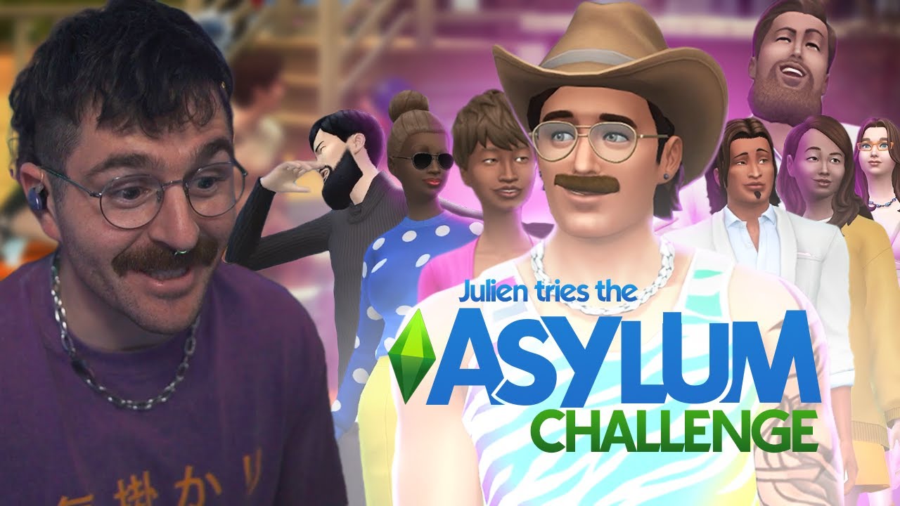 i tried the asylum challenge in the Sims