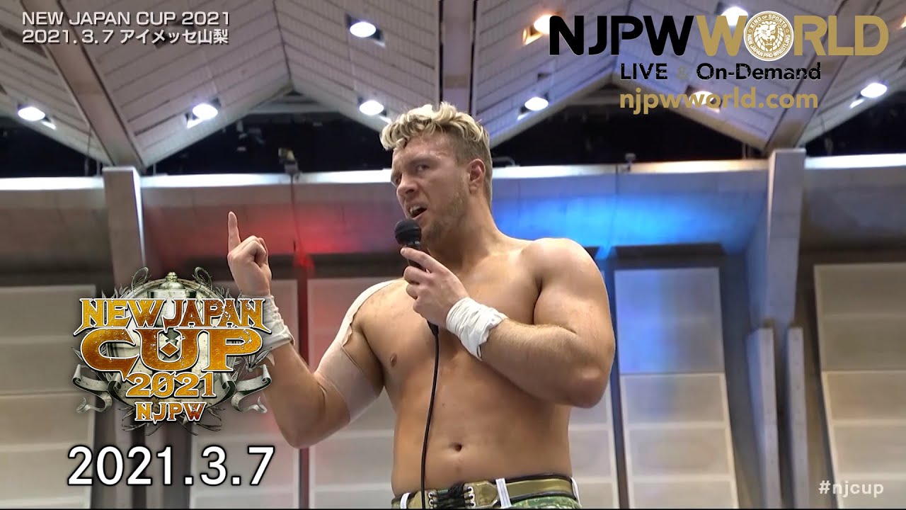 Will Ospreay gets past Hiroyoshi Tenzan in Yamanashi |New Japan Cup