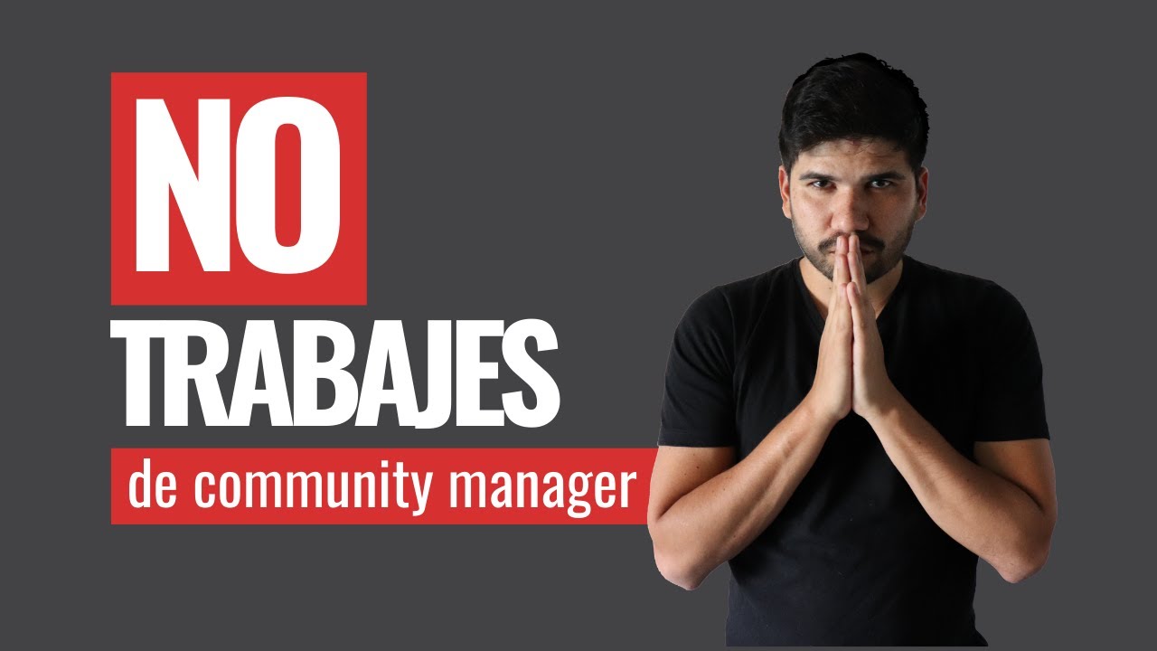 Why you SHOULDN'T WORK as a Community Manager (what they don't tell you and the SOLUTION)