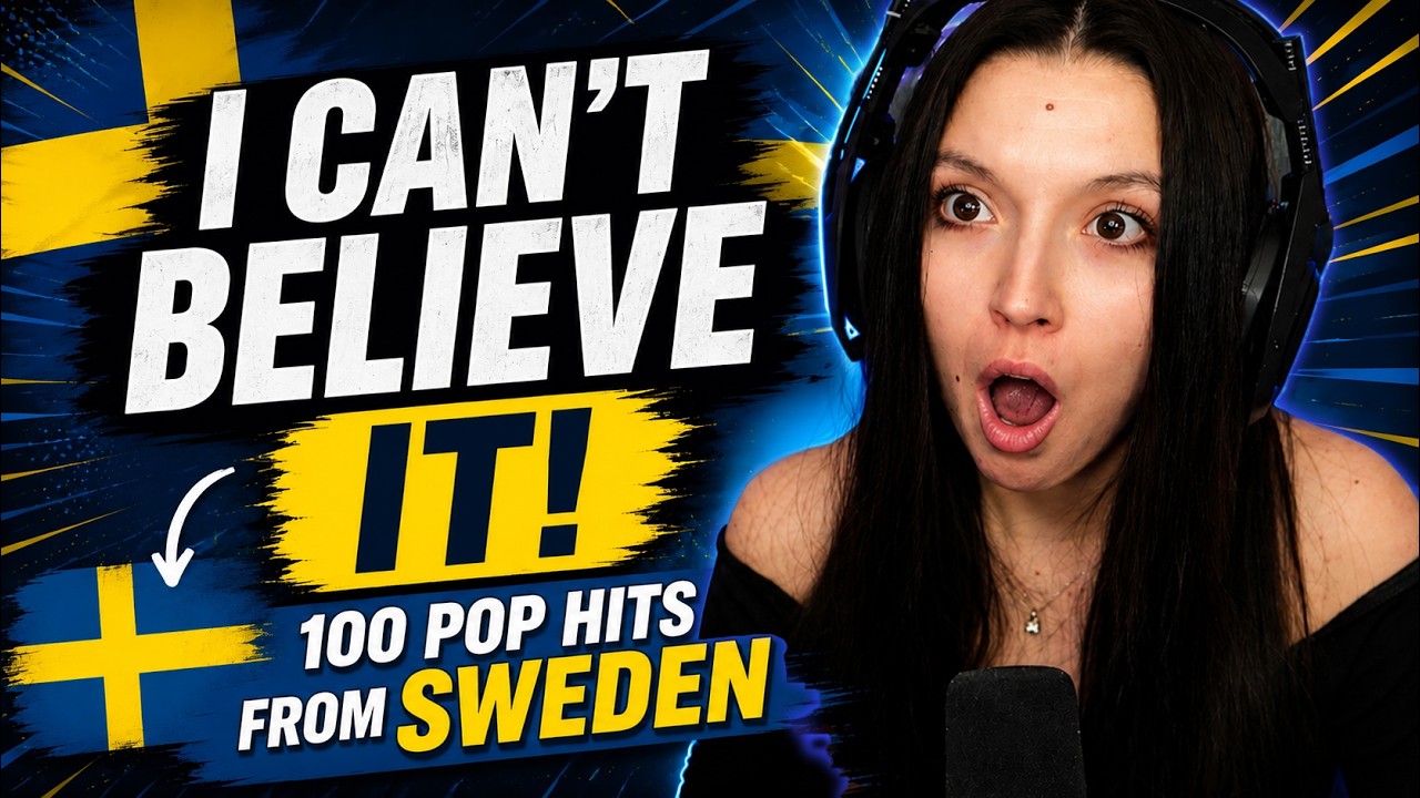 100 Pop Hits from Sweden (1974-2024) | FIRST TIME REACTION