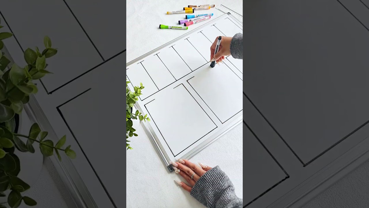 Don’t just plan—own your week! 📋 #whiteboard #dryerase #dryeraseboard #organize