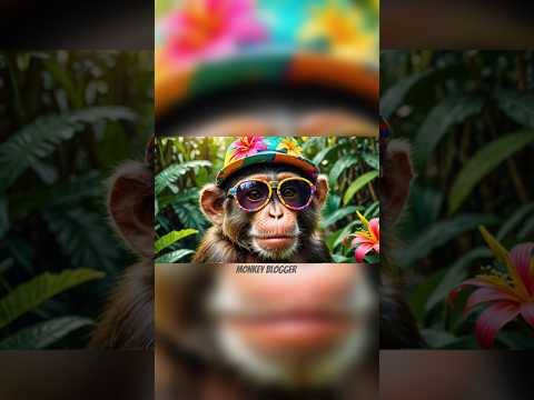 The Monkey That Went Viral #monkey #ai #viral #shrts