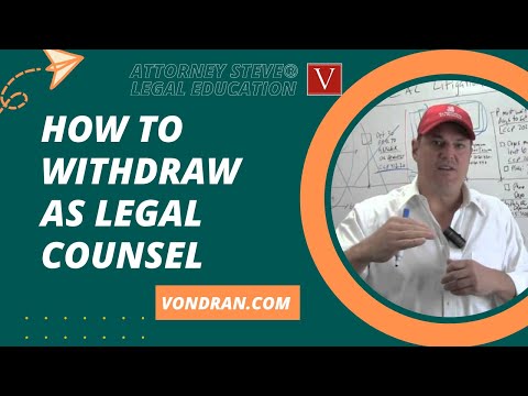 California local rule 83-2.9.2.1 motion to withdraw as counsel of record package