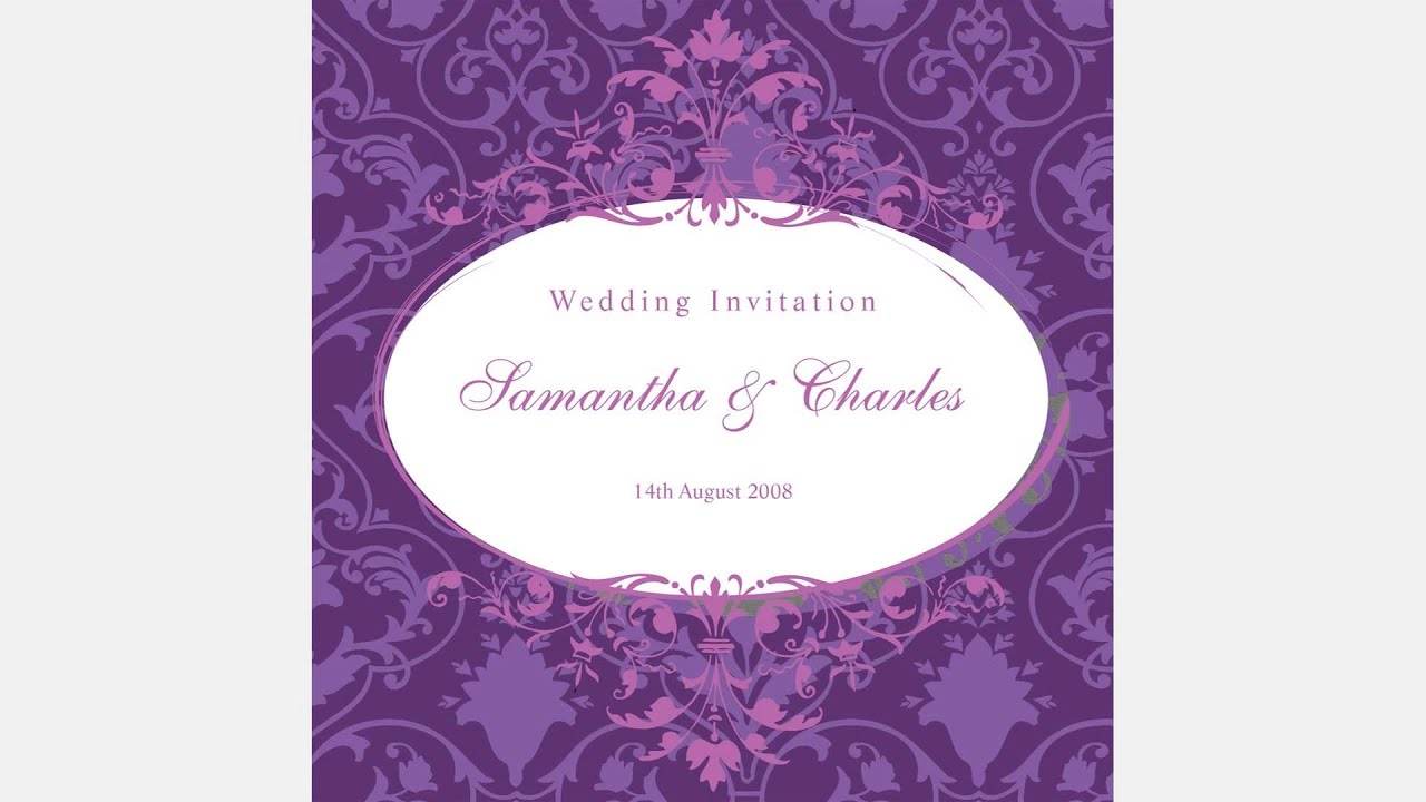 Purple Wedding Invitations - 11 Ideas for a Purple Wedding Theme