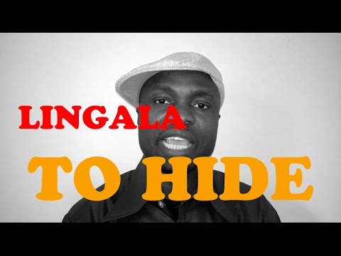 The English verb to hide is ko bomba in Lingala. | Lingala Institute ...