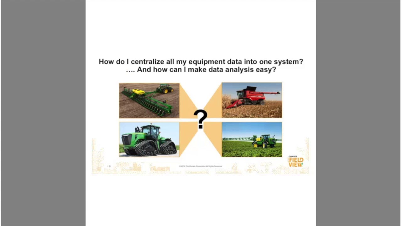 Features of Climate FieldView Plus 2017