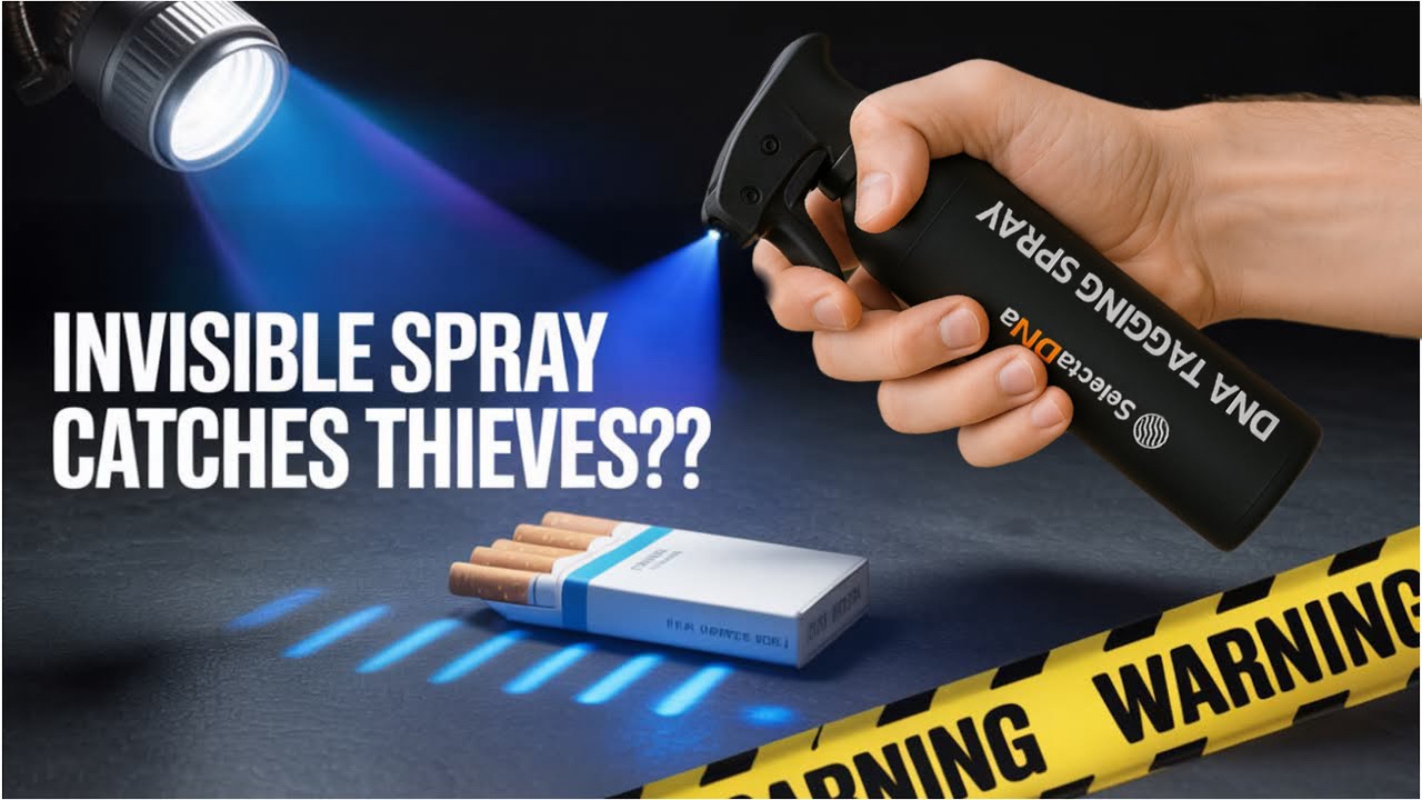This Invisible Spray Tracks Criminals! | SelectaDNA in Action