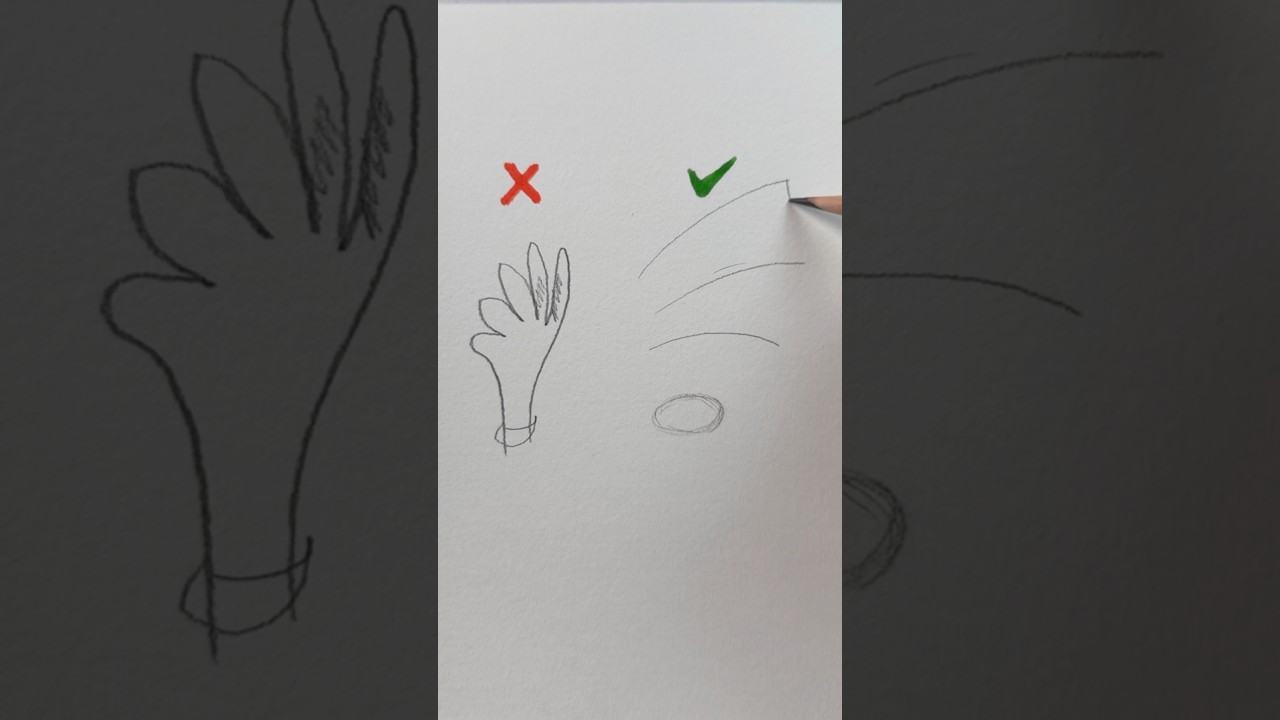 You’re Drawing Hands Wrong… Here’s Why! ✏️        #artwork #sketch #pencildrawing