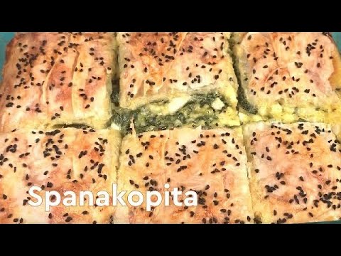The Greek Spanakopita Pie - Feta & Spinach Filo Made In Heaven!