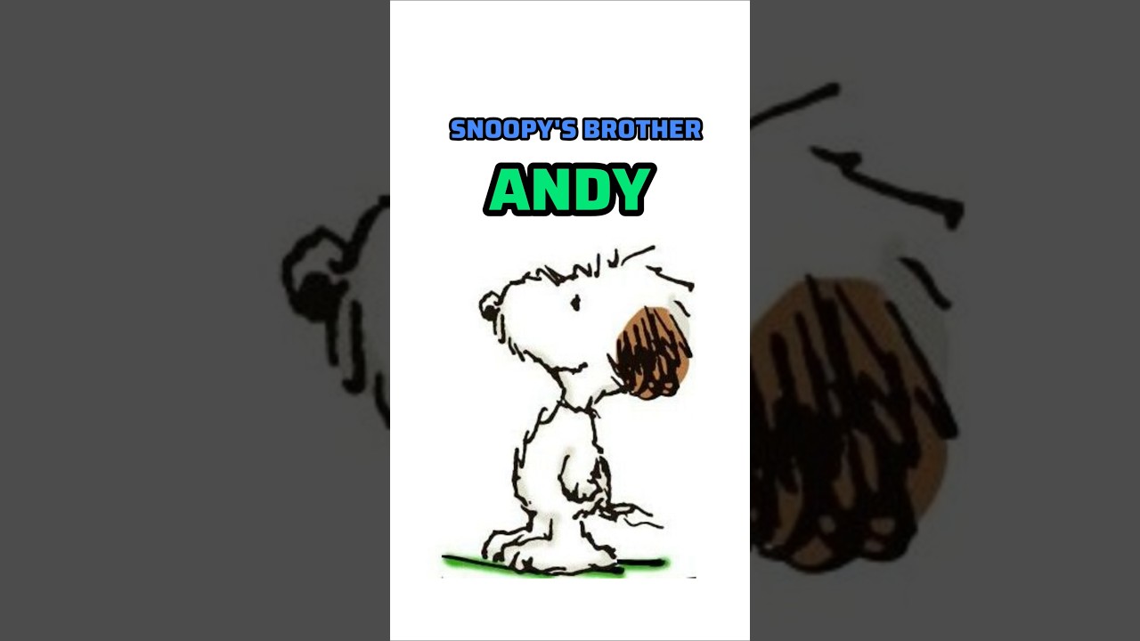 Who is Snoopy's brother, Andy?