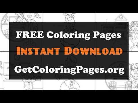Back to school coloring pages pdf