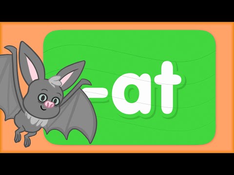 Learning to read words in the “at” Word Family | Turn And Learn ABCs