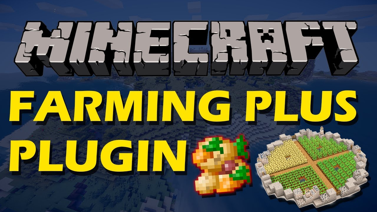 Improved farming with rewards in Minecraft with Farming Plus Plugin