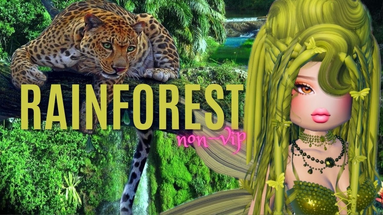 dti RAINFOREST | NON-VIP dress to impress outfit ideas #dresstoimpress #dti #roblox
