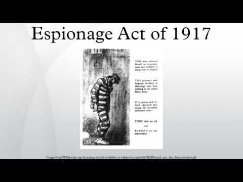 Espionage Act of 1917